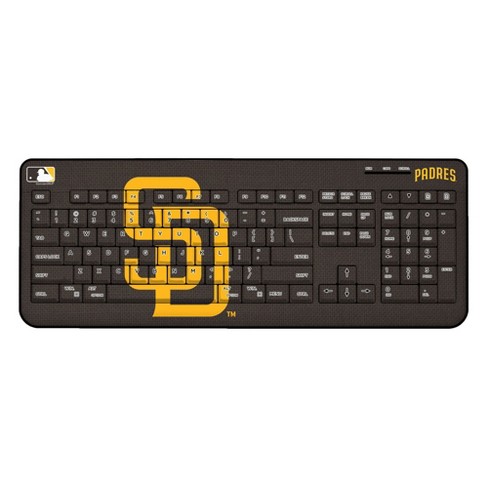 Keyscaper San Diego Padres Solid Wireless Usb Keyboard : Target