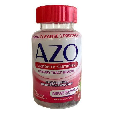 Azo Urinary Tract Health Gummies - Cranberry - 72ct : Target