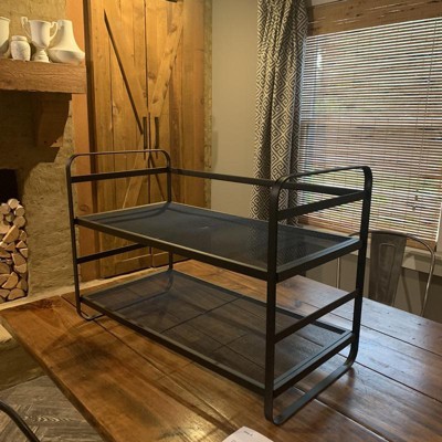 2 Tier Shoe Rack Metal Mesh - Brightroom™ : Target