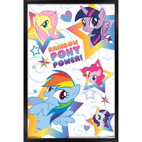 Trends International Hasbro My Little Pony - Group Framed Wall Poster ...