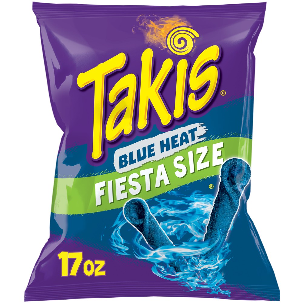 UPC 757528048129 - Takis Blue Heat Tortilla Chips Fiesta Size Bag ...
