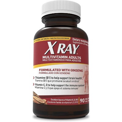 Genomma X-ray Adult Multivitamin Formulated With Ginseng Tablet 90 ...
