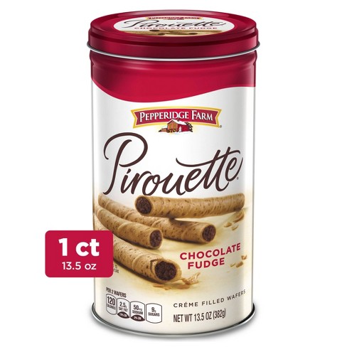 Pepperidge Farm Pirouette Cookies Chocolate Fudge Créme Filled Wafers ...