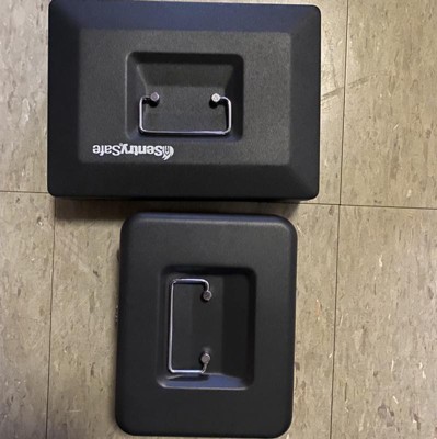 Honeywell Cash Box 816202: Steel Security Safe, Black Key Lockbox With ...