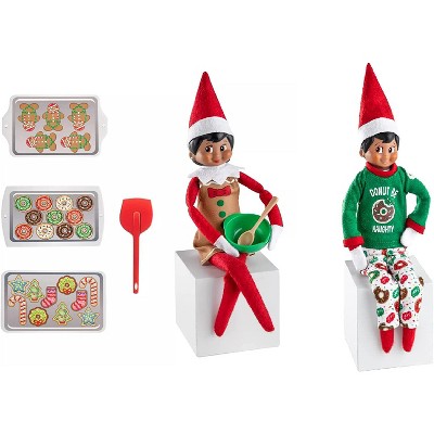 The Elf on the Shelf PJ and Baker Set - Itty Bitty Baker With Spatula ...