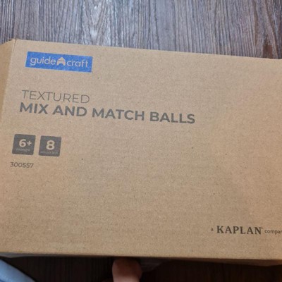 Kaplan Early Learning Textured Mix And Match Balls - Set Of 8 : Target