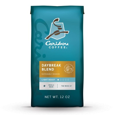 Caribou Coffee Daybreak Morning Blend Light Roast Ground Coffee - 12oz ...