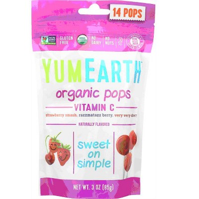 Yumearth Organic Pops - Assorted Flavors, 100% Vitamin C, Organic ...