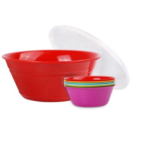 Mintra Home Popcorn Bowl Set (red) : Target