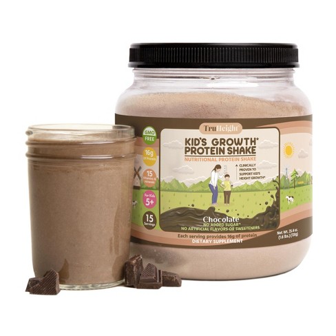 Truheight Growth Protein Shake Ages 5+ (chocolate) Clinically Proven ...