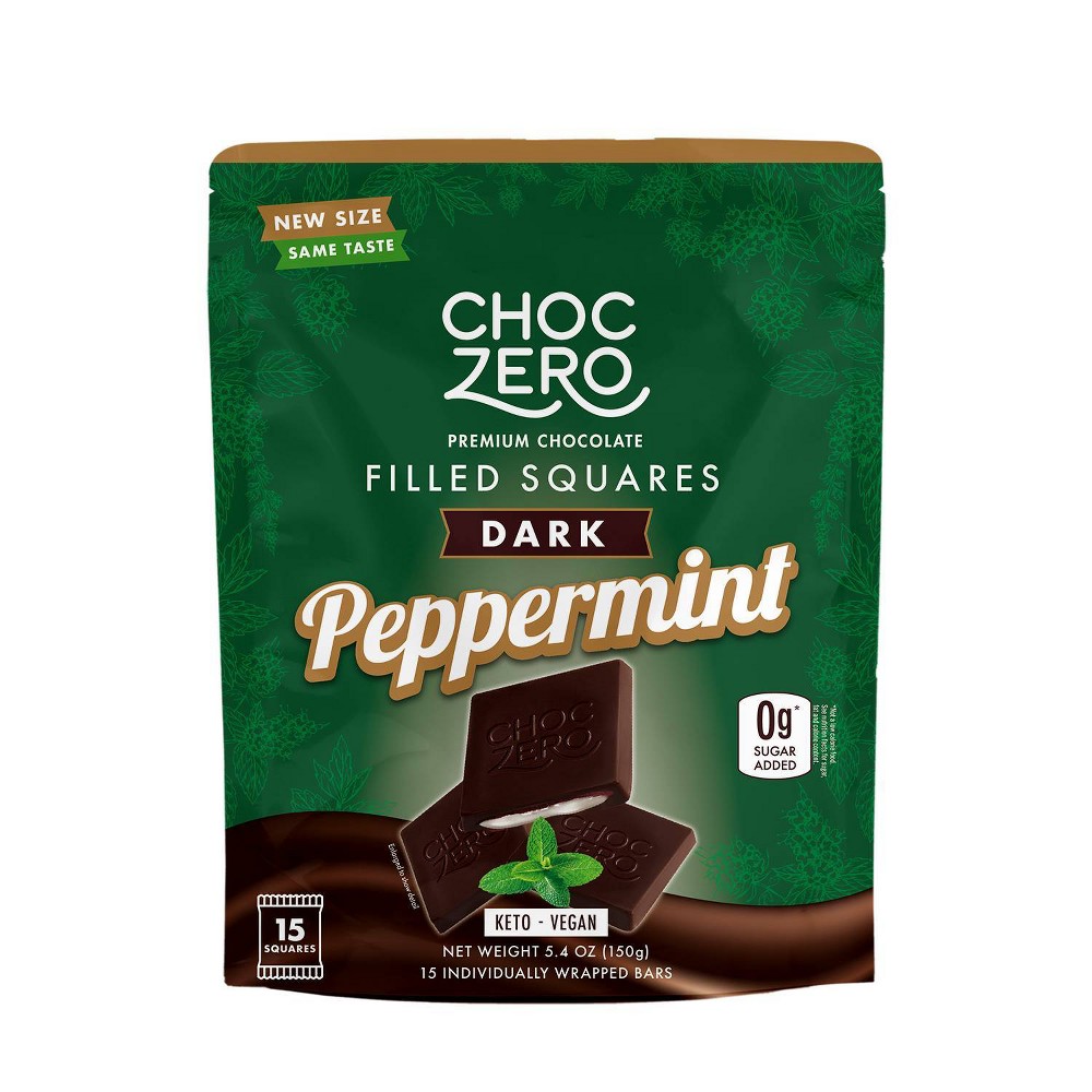 UPC 850043447740 - Choc Zero Dark Chocolate Peppermint Filled Squares ...