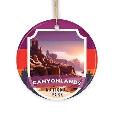 Canyonlands National Park Retro Style Ornament, Utah Tourist Attraction ...