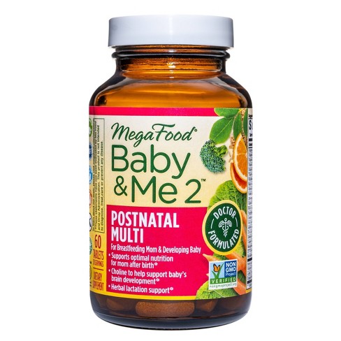 Megafood Baby And Me 2 Postnatal Multi Supplement - 60ct : Target