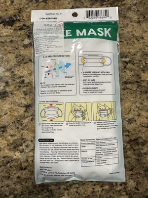 Iris Usa Earloop Face Mask 7-piece Resealable, White : Target