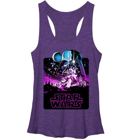 Women's Star Wars Epic Artwork Racerback Tank Top : Target