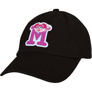 Sesame Street Abby Kids Toddler Cap with Initial (M) Black, Toddler ...