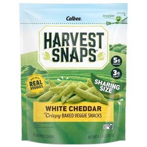 Harvest Snaps White Cheddar Baked Green Pea Snacks - 8.5oz : Target