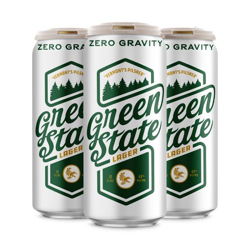 Zero Gravity Craft Brewery Green State Lager - 4pk/16 Fl Oz Cans : Target