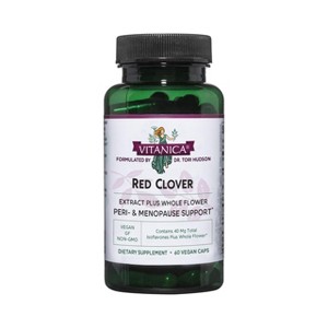 Vitanica Red Clover, Standardized Extract for Menopause Support, Hot ...