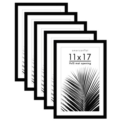 Americanflat 11x17 Poster Frame 5 Pack Of Picture Frames - Gallery Wall ...