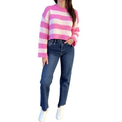 Women's Tyler Straight Jeans - Just Black Denim 6 : Target