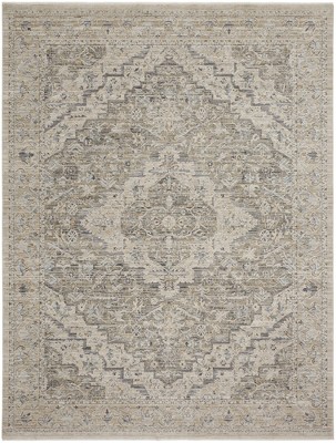 Nourison Nyle Medallion Bohemian Indoor Rug Ivory Taupe 8'6" X 11'4 ...