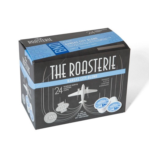 The Roasterie Kansas City Blend Single Serve Light Roast Coffee - 24ct ...