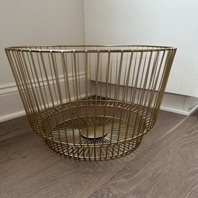 18" X 11" Metal Wire Basket With Gold Finish - Project 62™ : Target