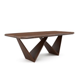 Furniture of America Shelun Iii Modern 82.5" Rectangle Double Pedestal ...