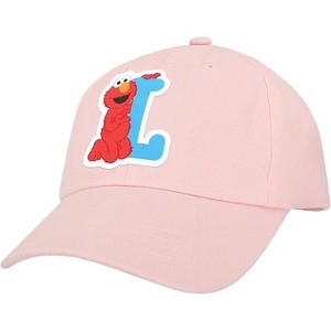 Sesame Street Elmo Kids Toddler Cap with Initial (L) Pink, Toddler Boys ...