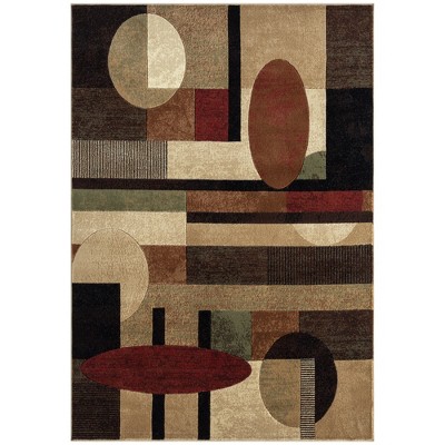 Home Dynamix Slade Contemporary Abstract Area Rug, Blue/grey, 6'7"x9'10 ...