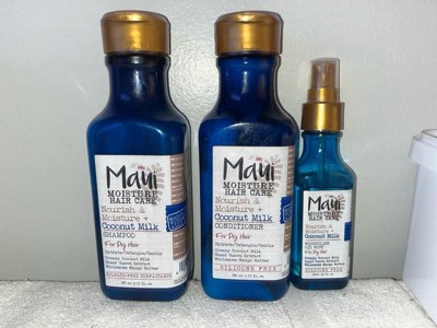 Maui Moisture Nourish & Moisture + Coconut Milk Shampoo For Dry Hair ...