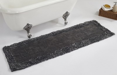 Better Trends Shaggy Border Bath Rug, 100% Cotton, 20" X 60" Rectangle ...