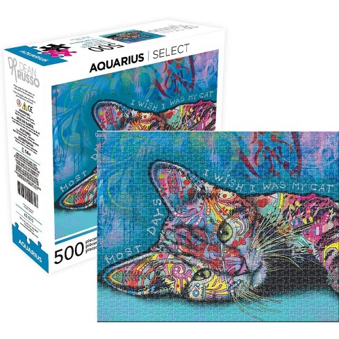 Aquarius Puzzles Dean Russo Cat 2 500 Piece Jigsaw Puzzle : Target