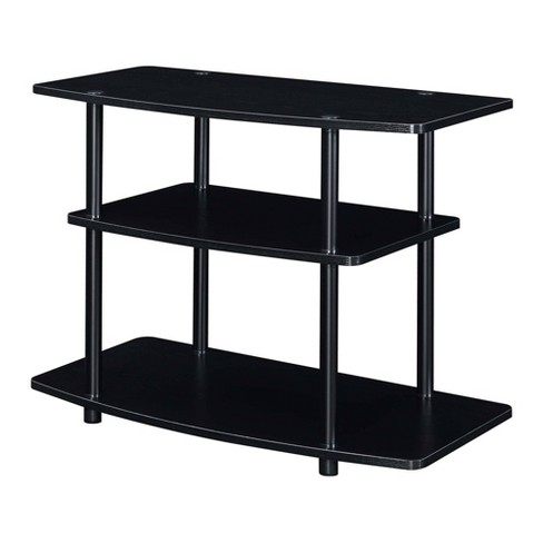 Designs2go 3 Tier Tv Stand For Tvs Up To 32" Black - Breighton Home ...
