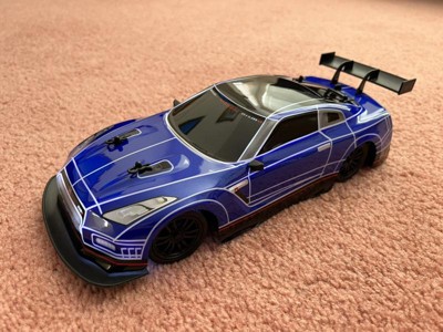 Hyper Rc Nissan Gtr Rechargeable Car With Led/vapor Effects - 1:16 ...