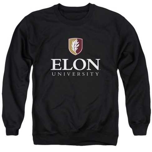 Campus Lab Elon University Official Stacked Adult Crewneck Sweatshirt ...