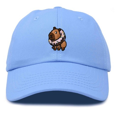 Dalix Capybara Donut Cap Embroidered Dad Baseball Hat Cotton Adjustable ...