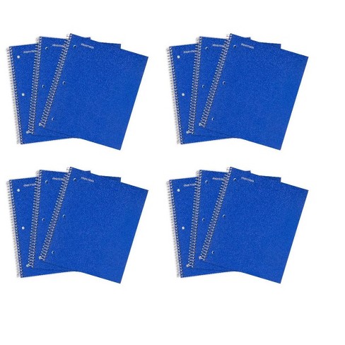 Spiral Durable Notebooks, (1 Subject) (blue, College Ruled 12pk) : Target