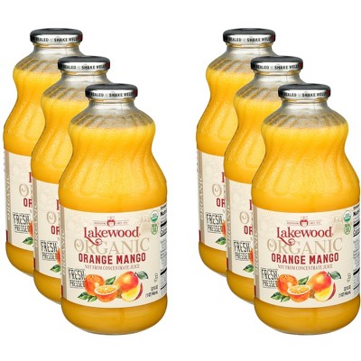Lakewood Organic Pure Blueberry Juice - Case Of 6 - 32 Fl Oz : Target