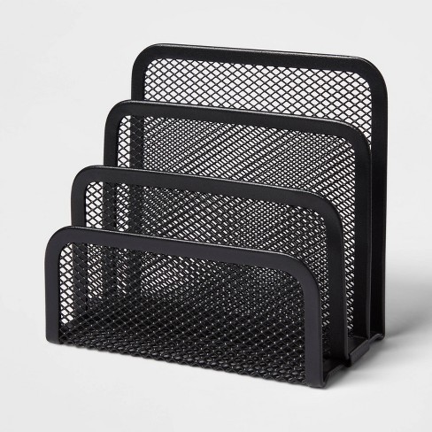 Mesh Letter Sorter Black - Brightroom™ : Target
