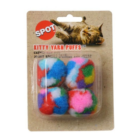 Spot Spotnips Yarn Puffballs Cat Toys 4 Pack : Target