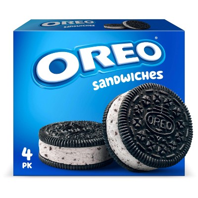 Oreo Frozen Ice Cream Dessert Sandwich - 4ct : Target