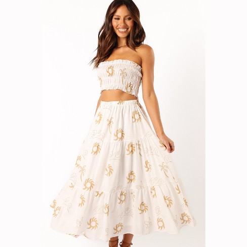 Francesca Two Piece Set - White Beige Xl : Target