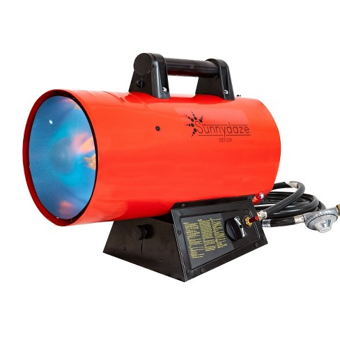 Sunnydaze Outdoor Forced Air Portable Propane Heater With Auto-shutoff ...