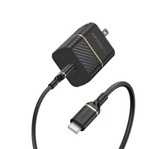 Otterbox Usb-c To Usb-c Fast Charge Wall Charging Kit 18w - Black ...