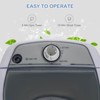 Costway Portable Mini Counter Top Washing Machine 5.5lbs Spin Basket ...