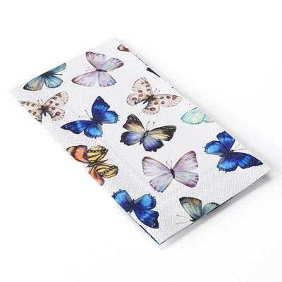 Trendables 100 Count Rectangle Paper Napkin Eucalyptus Print Dinner ...