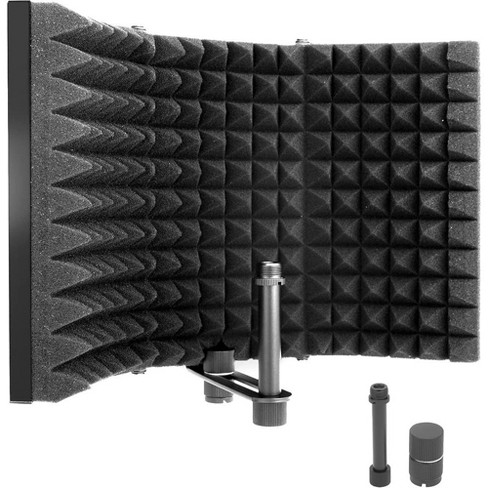 Pyle Three Doors Metal Isolation Shield - Adjustable Depth, Folding ...