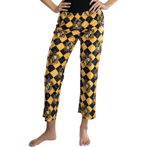 Intimo Harry Potter Juniors Hogwarts Houses Crest Cropped Lounge Pants ...